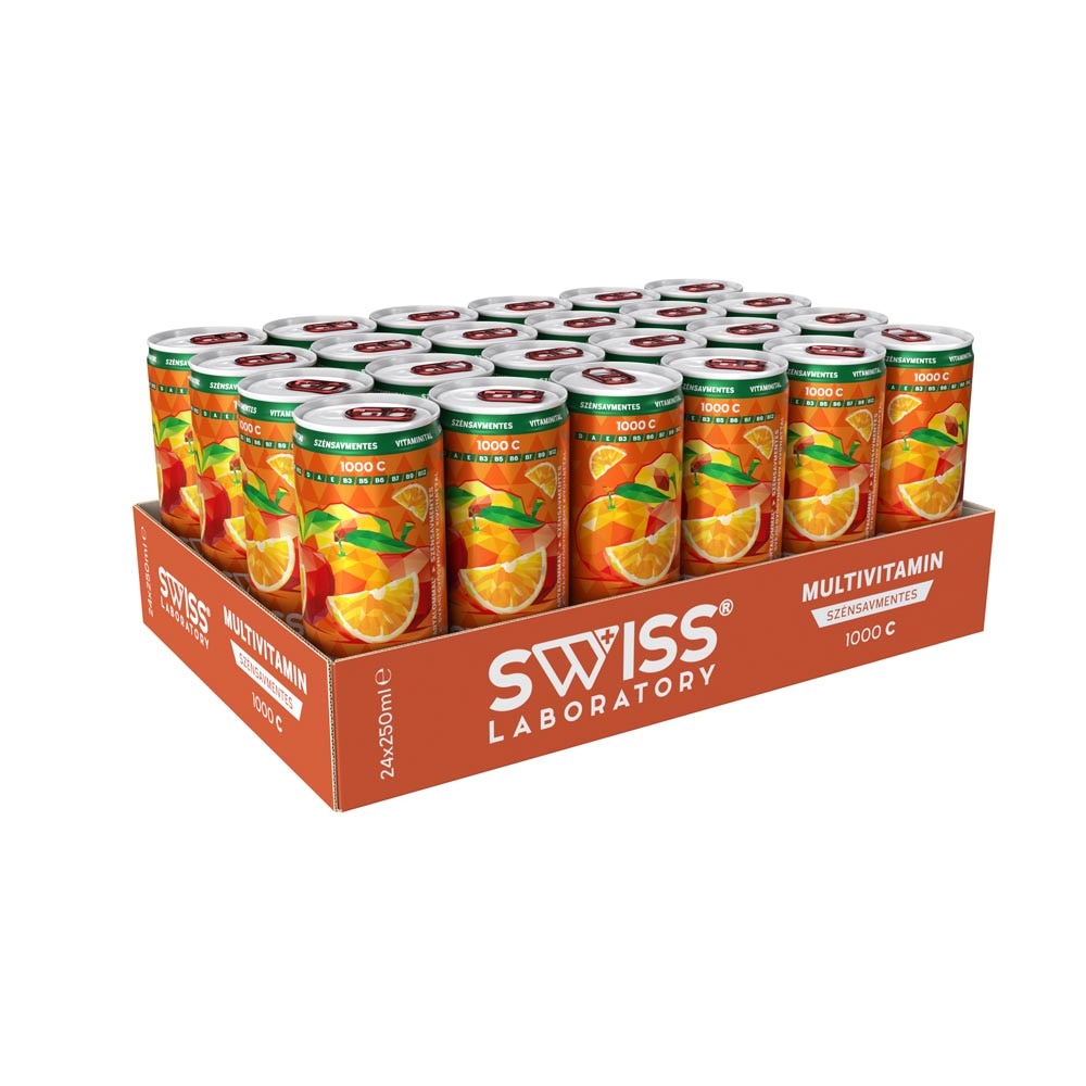Swiss Laboratory Fizzy Vitamin Drink mangó-narancs ízű ital svájci ...