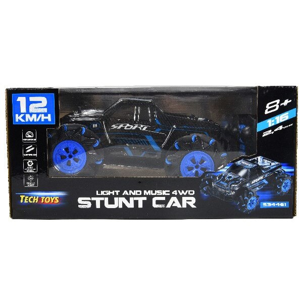 Masina cu radiocomanda STUNT 1:16 4WD cu roti omnidirectionale, sunete ...