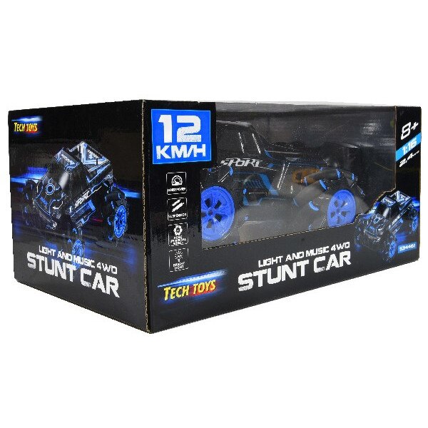Masina cu radiocomanda STUNT 1:16 4WD cu roti omnidirectionale, sunete ...