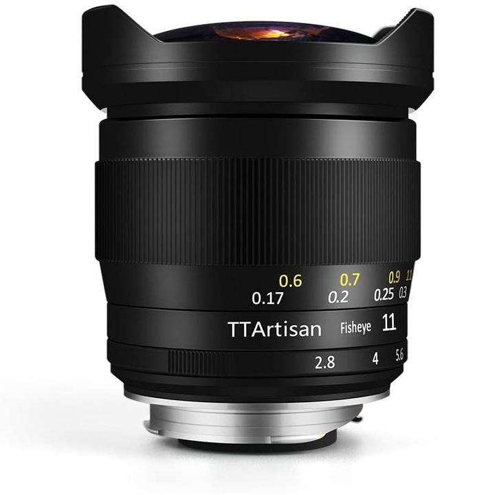 TTArtisan FishEye 11mm F2.8 черен обектив за Sony E-mount - eMAG.bg