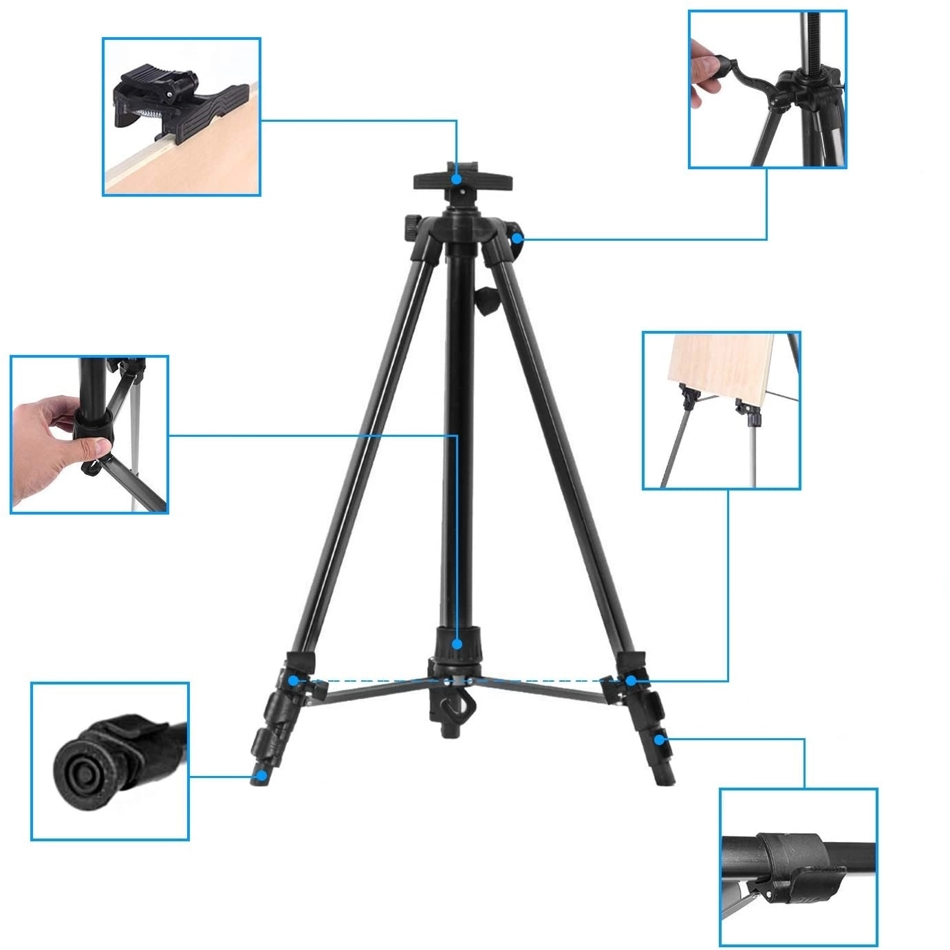 Sevalet metalic mobil, telescopic, ajustabil pana la 160 cm inaltime ...