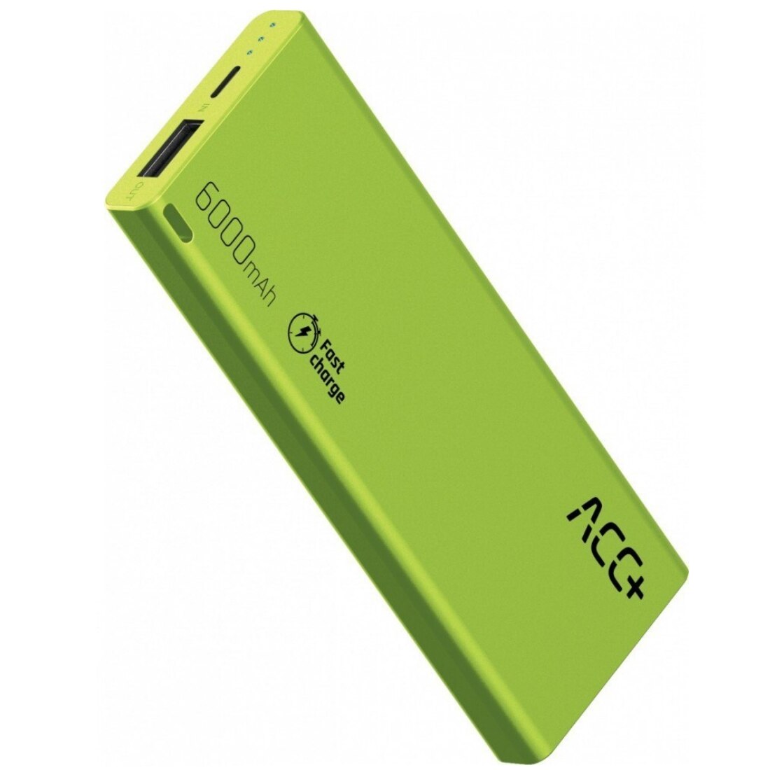 Power Bank ACC+ Thin - 6000 MAH cu incarcare rapida, Verde - eMAG.ro