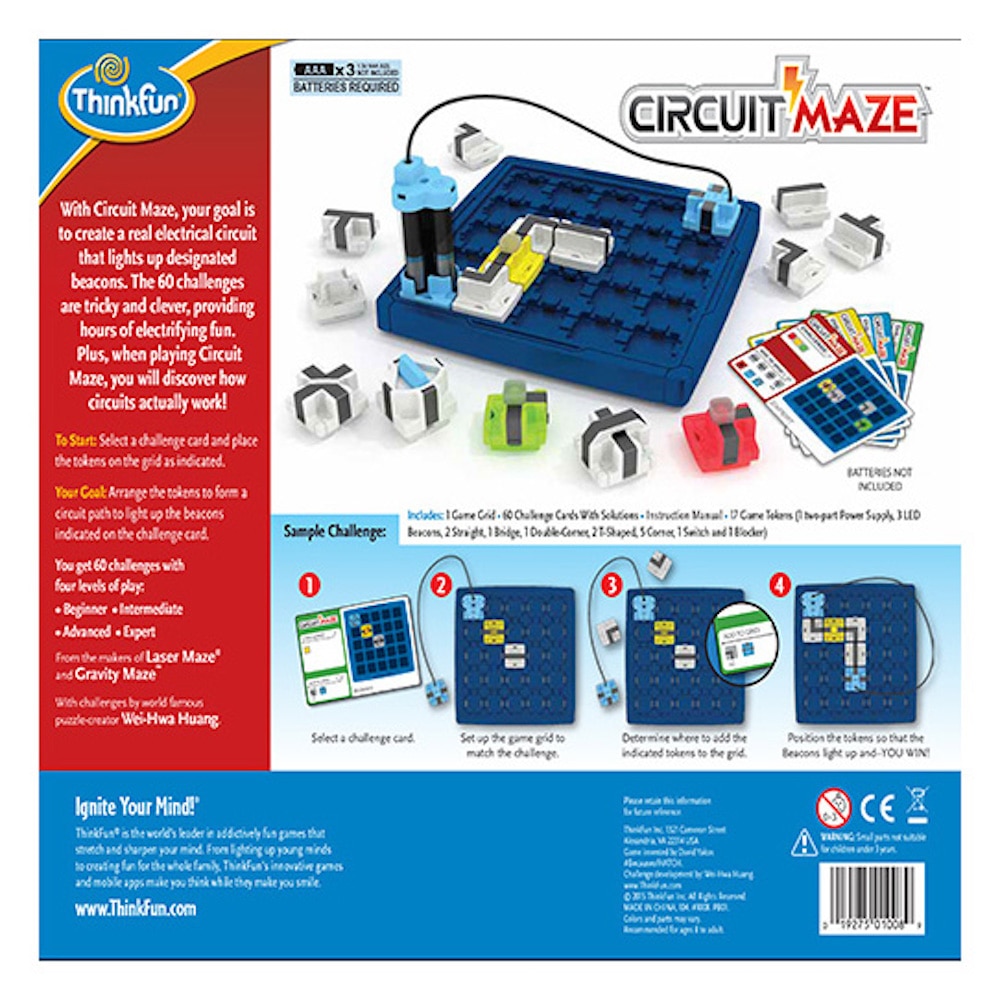 Joc educativ Thinkfun - Circuit Maze - eMAG.ro