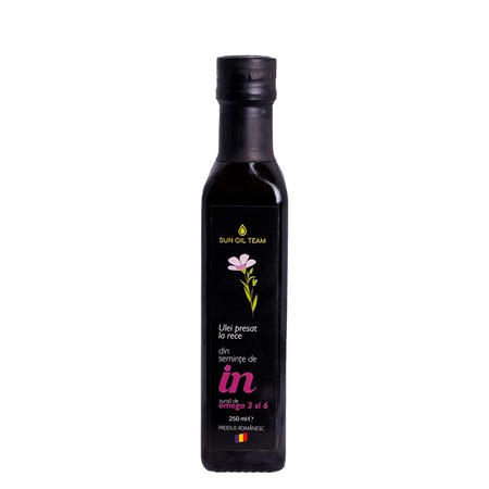 Ulei de in presat la rece, 250 ml - eMAG.ro