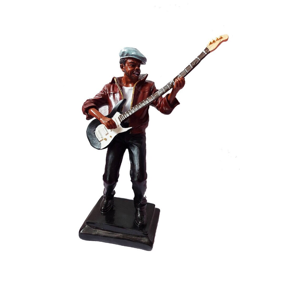 Statueta decorativa, Chitarist, 27 cm, 18002S - eMAG.ro