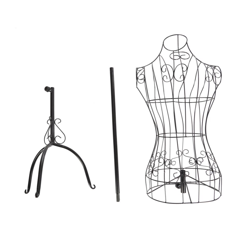 Manechin prezentare Fier Forjat, Negru, 169 cm - eMAG.ro