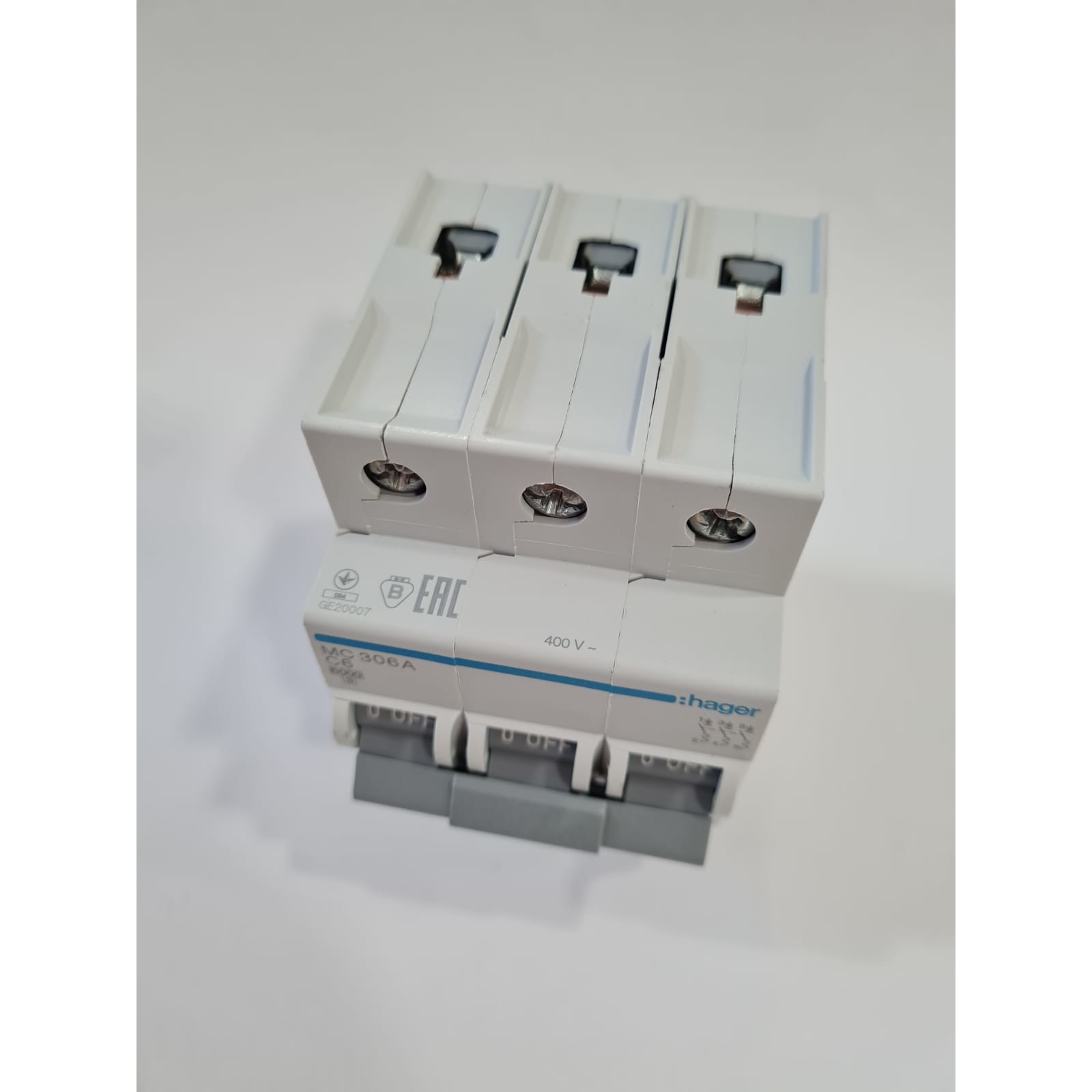 Siguranta Automata, Hager 6A, 3P, 6KA, Curba C, MC306A - eMAG.ro