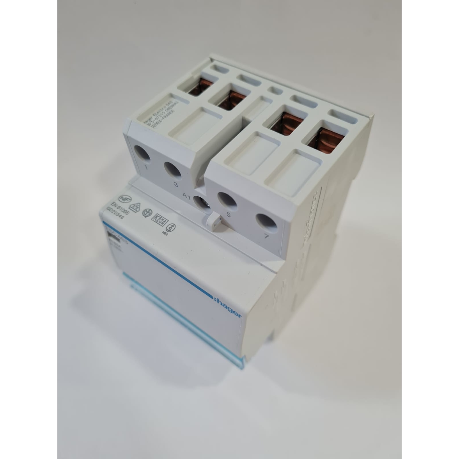 Contactor Modular, Hager, 40A, 4ND, Bobina, 230V, 3M, ESC440 - eMAG.ro