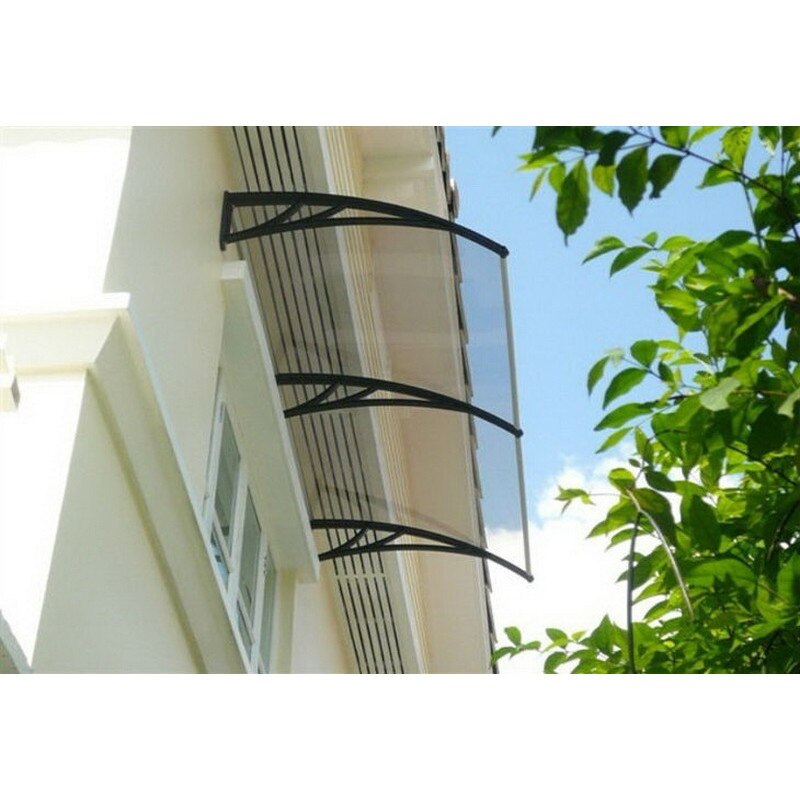 Copertina, marchiza modulara, Policarbonat solid, Clar/Transparent, 100 ...