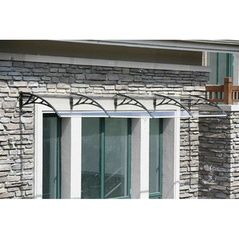 Copertina, marchiza modulara, Policarbonat solid, Clar/Transparent, 100 ...