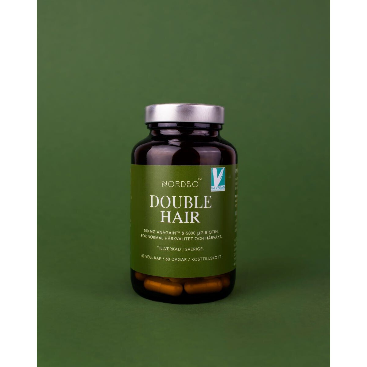 Double Hair Complex Vegan de Biotina pentru Regenerare Par - NORDBO ...