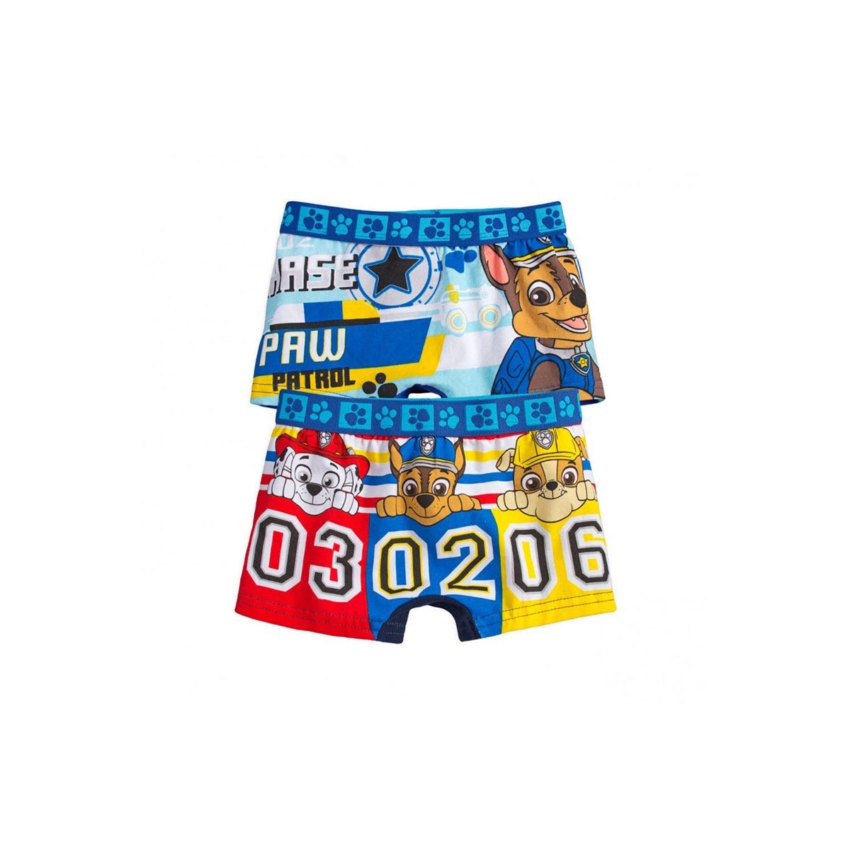Set 2 perechi boxeri baieti,Paw Patrol, Chase, multicolor, 2-3 ani ...