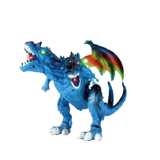 Balaur cu doua capete, sunet si lumini,scutura picioarele si capul ...