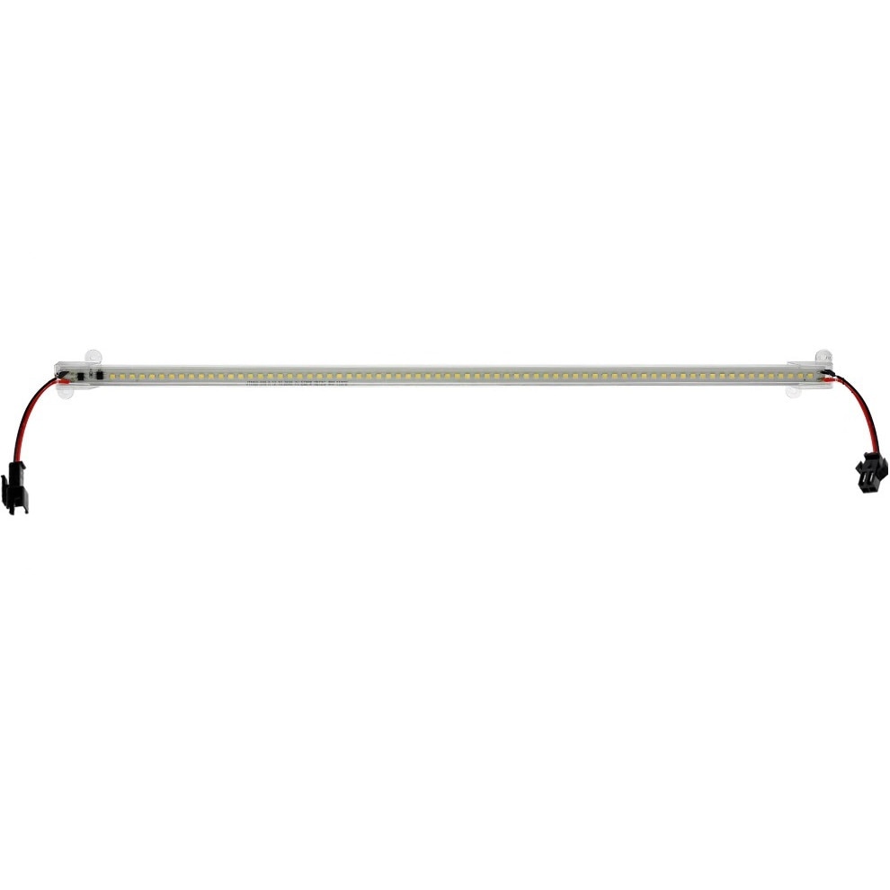Bagheta led in carcasa din plastic 2835 50cm 72led/m alb rece 220VAC ...