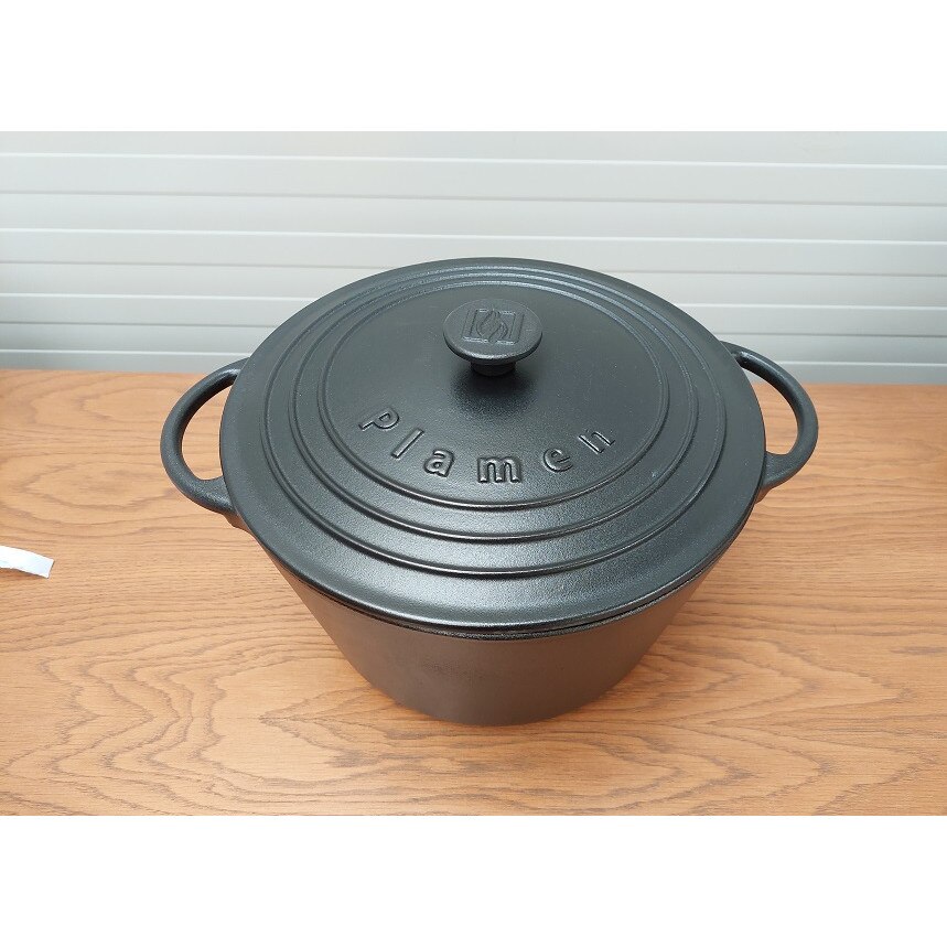 Oala din fonta emailata 30 cm, 8.6 L, Plamen - eMAG.ro