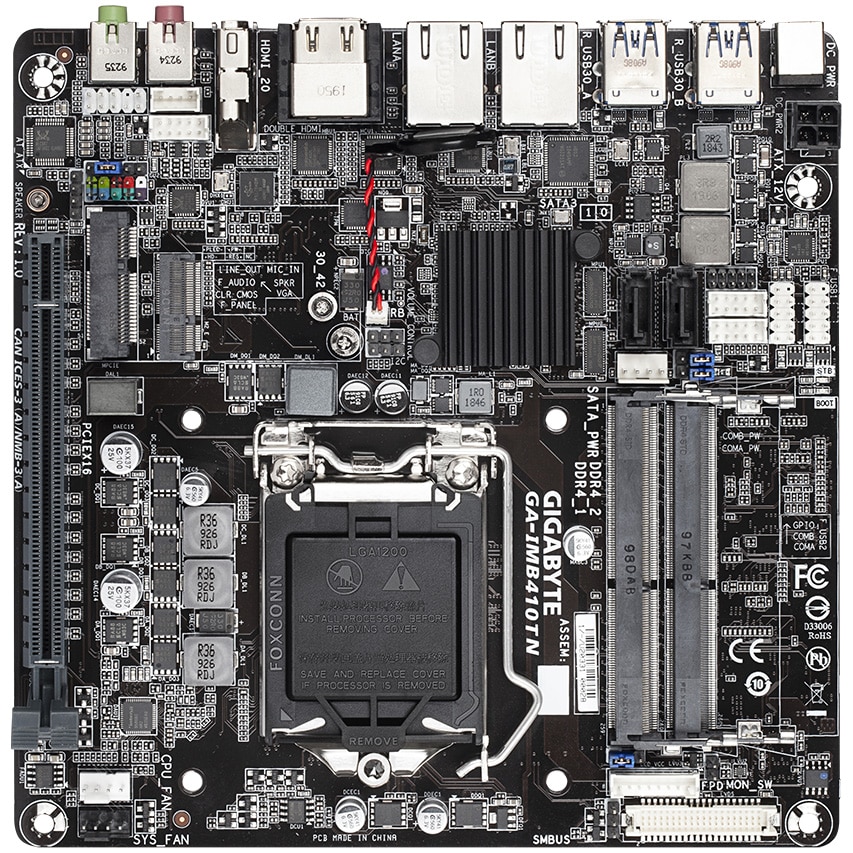 Gigabyte GA-IMB410TN alaplap, Socket 1200 - eMAG.hu