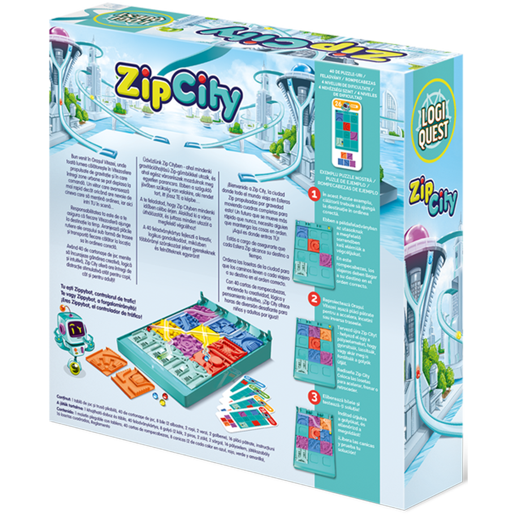 Logiquest játék - Zip City - eMAG.hu