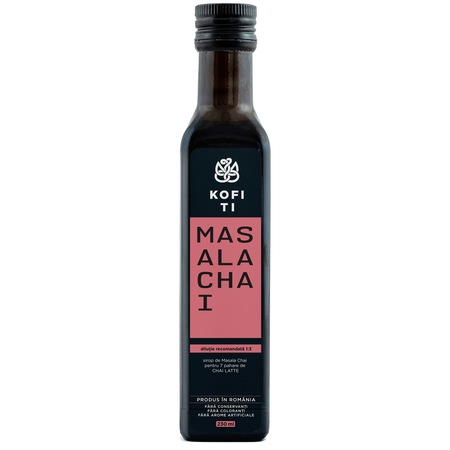 Sirop natural pentru Chai latte - Masala Chai, Kofi Ti 230 ml - eMAG.ro