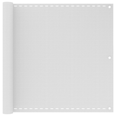 Paravan de balcon, alb, 90x300 cm, HDPE, impermeabila Si Elegant,0,8 Kg ...