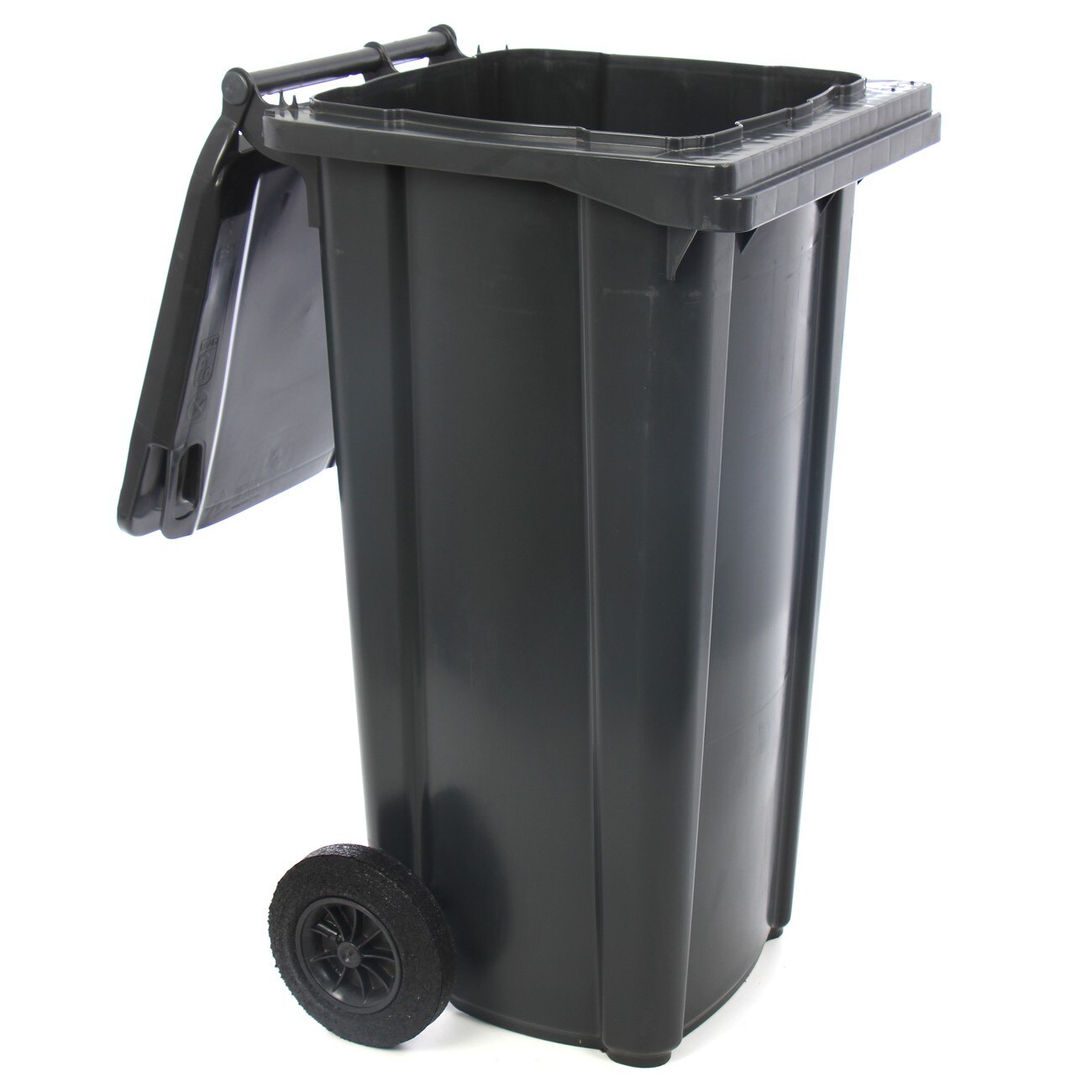 Pubela cu roti capacitate 120L,din polietilena pentru deseuri menajere ...