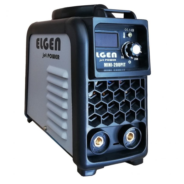 Инверторен заваръчен апарат, Elgen, Сив, 200A - eMAG.bg