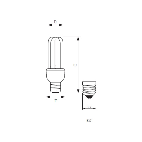Bec Philips Small Economy, 23 W, E27, CDL, 1PF/6 - eMAG.ro