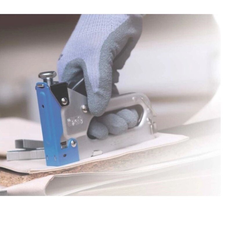 Capsator profesional cu capse tip J, Hogert, corp metalic, reglabil 11. ...