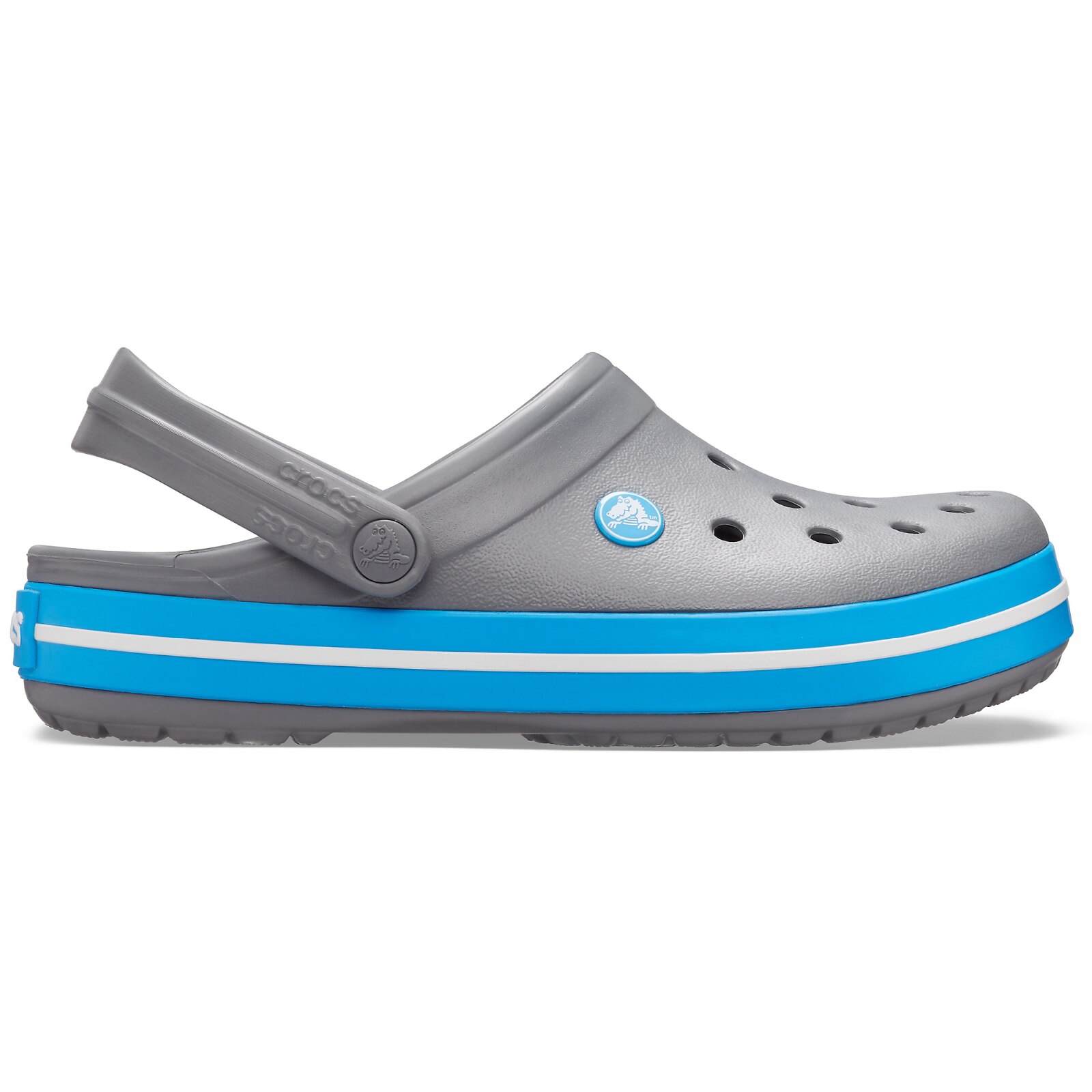 Crocs 11016-07W Crocband papucs, szürke, 43-44 EU - eMAG.hu