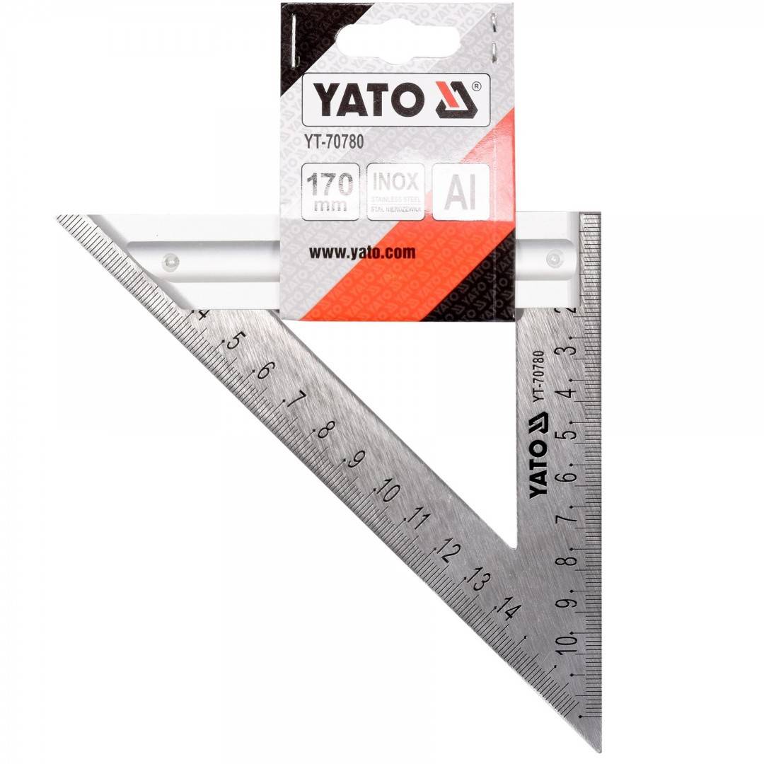 Echer metalic cu talpa Yato YT-70780, dimensiune 170 mm - eMAG.ro