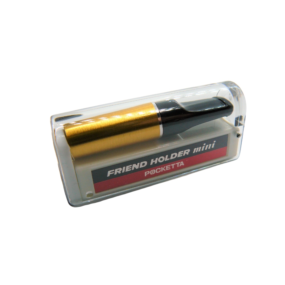 Set porttigaret Friend Holder Mini Pocketta Gold si 2 filtre rezerva ...