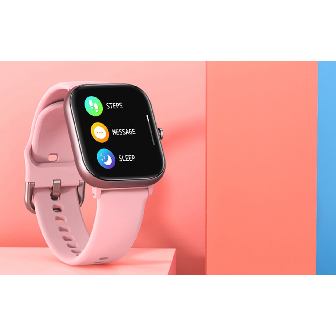 Ceas inteligent Colmi P8 SE, Roz - eMAG.ro