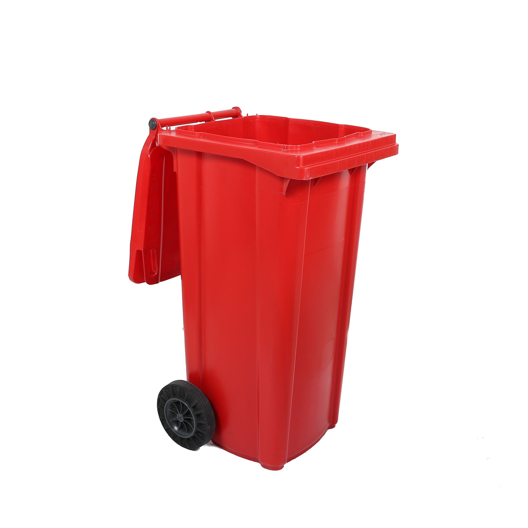 Pubela cu roti capacitate 120L,din polietilena pentru deseuri menajere ...