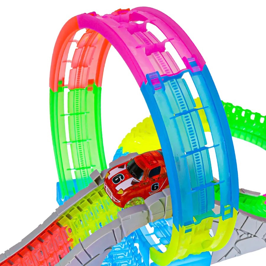 Pista pentru masini, Atlas, Plastic, Multicolor - eMAG.ro