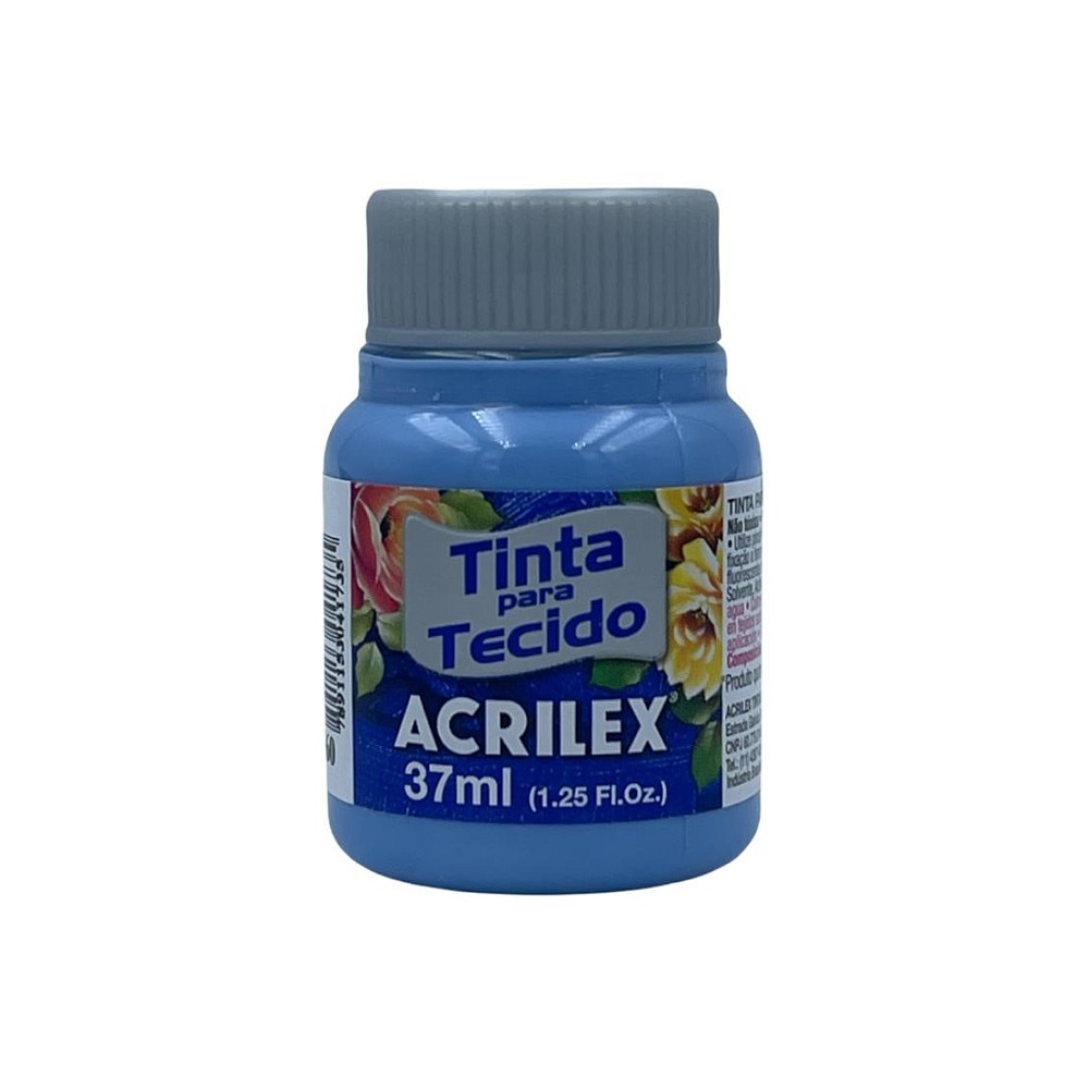 Vopsea textile Acrilex, 37ml, Albastru oceanic - eMAG.ro