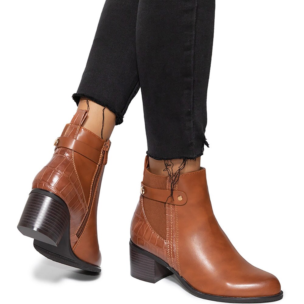 Botine dama Anelie, Maro - 40 - eMAG.ro