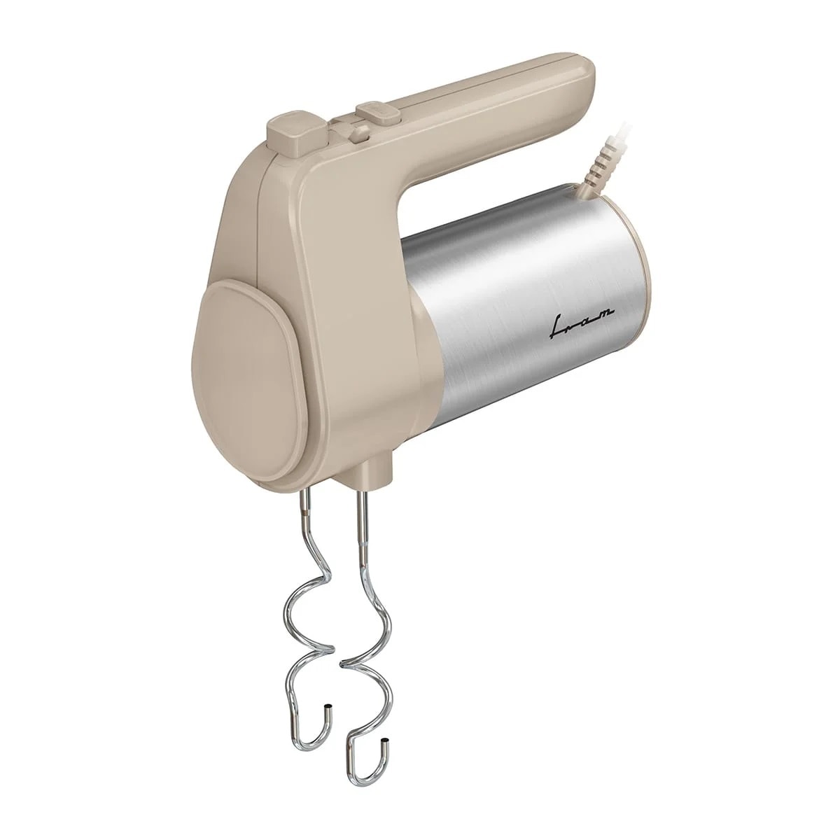 Mixer de mana FRAM FHM-400CR, 400W, 6 viteze + Turbo, Crem - eMAG.ro