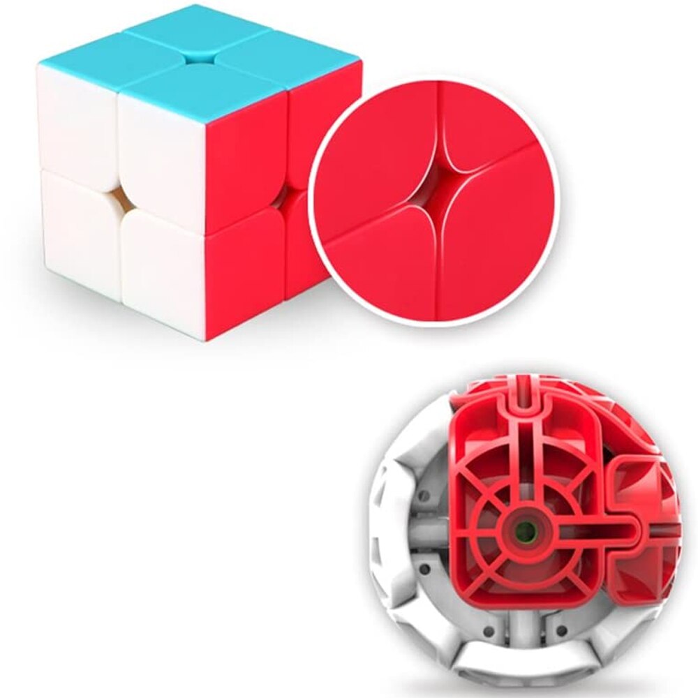 Cub Rubik Zenuk® - Speed Cubing, 2X2, Stickerless, Multicolor - eMAG.ro