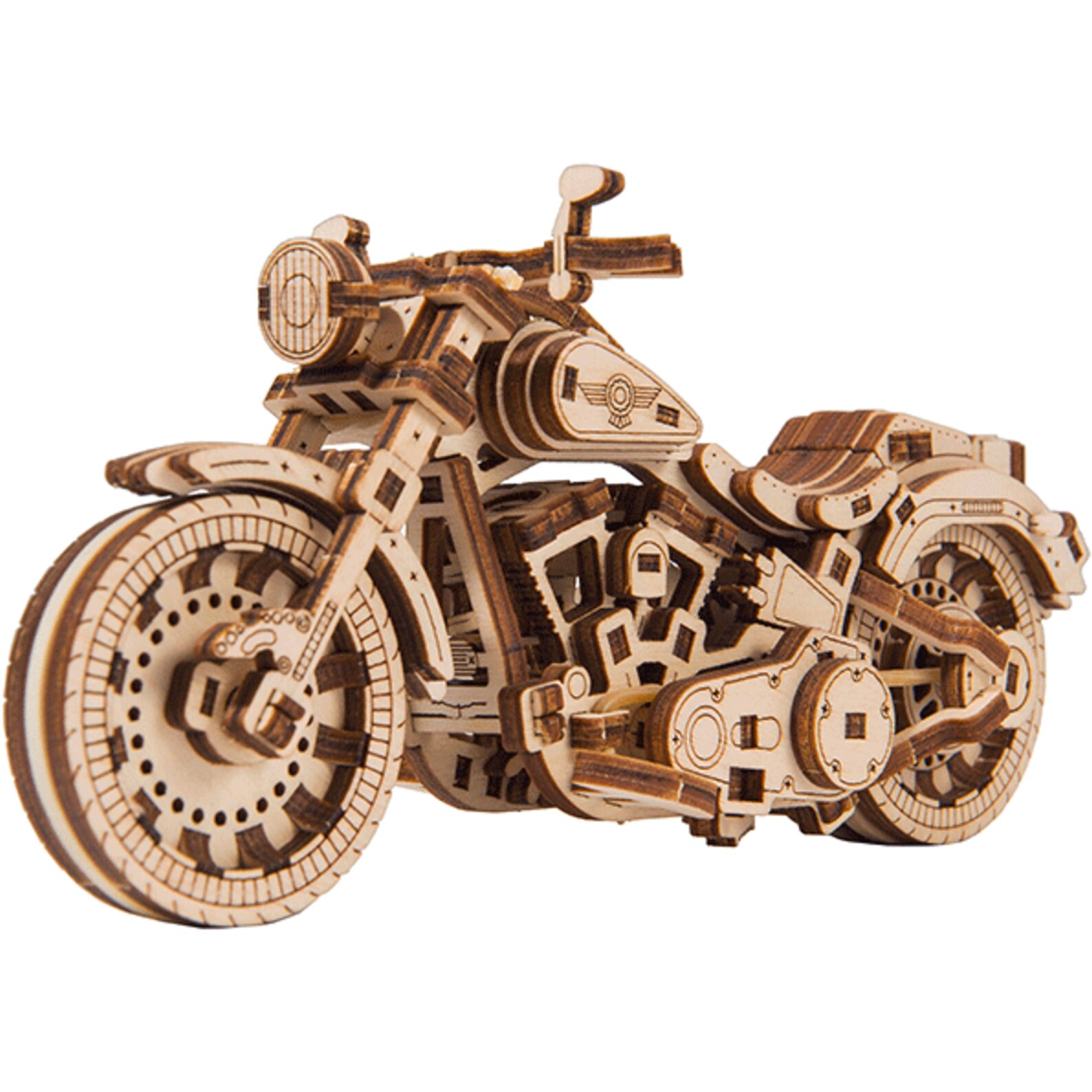 Puzzle 3D mecanic Wooden City - Cruiser V-Twin - eMAG.ro