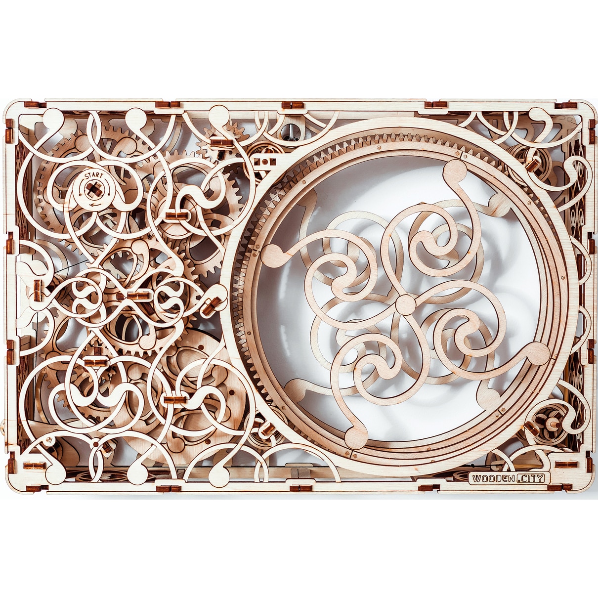 Puzzle 3D mecanic Wooden City - Tablou mecanic - eMAG.ro