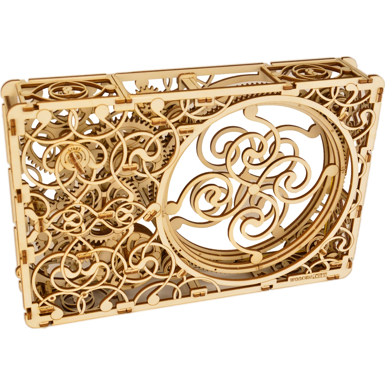 Wooden City 3D mechanikus puzzle - mechanikus festés - eMAG.hu