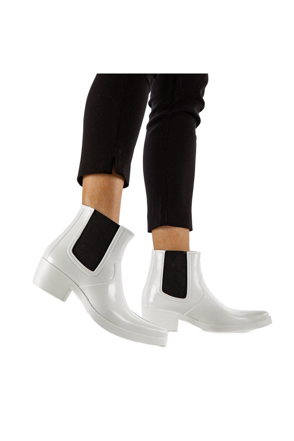 Botine dama Freya albe - eMAG.ro