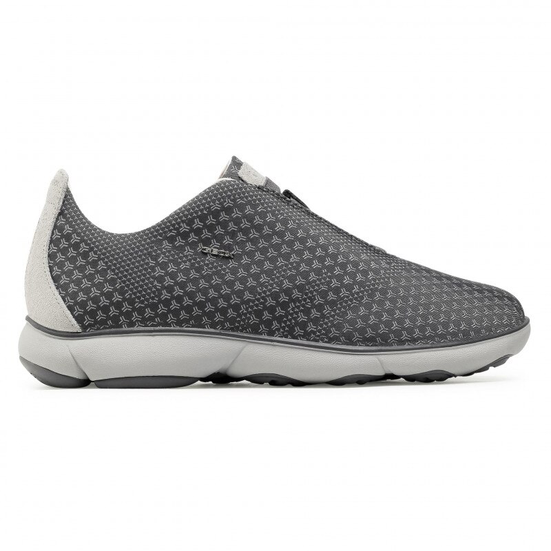 Pantofi sport barbati, Geox U Nebula, textil, elastic, gri, 39 EU ...
