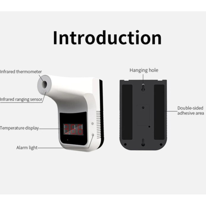 Scanner temperatura, termometru profesional medical, acumulator inclus ...