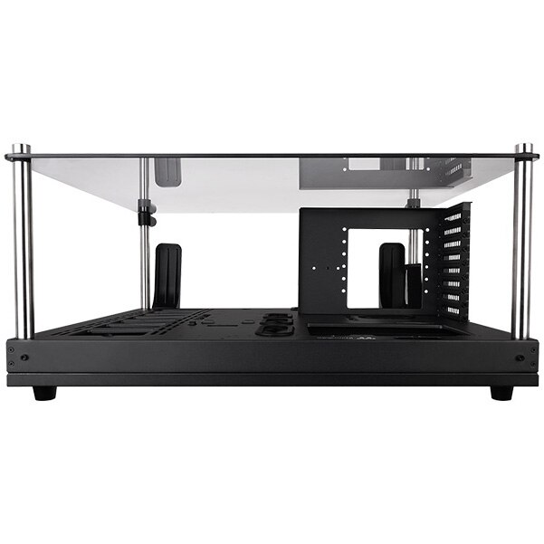 Компютърна кутия Thermaltake Core P5 TG V2 Black Edition, Mid-Tower ...