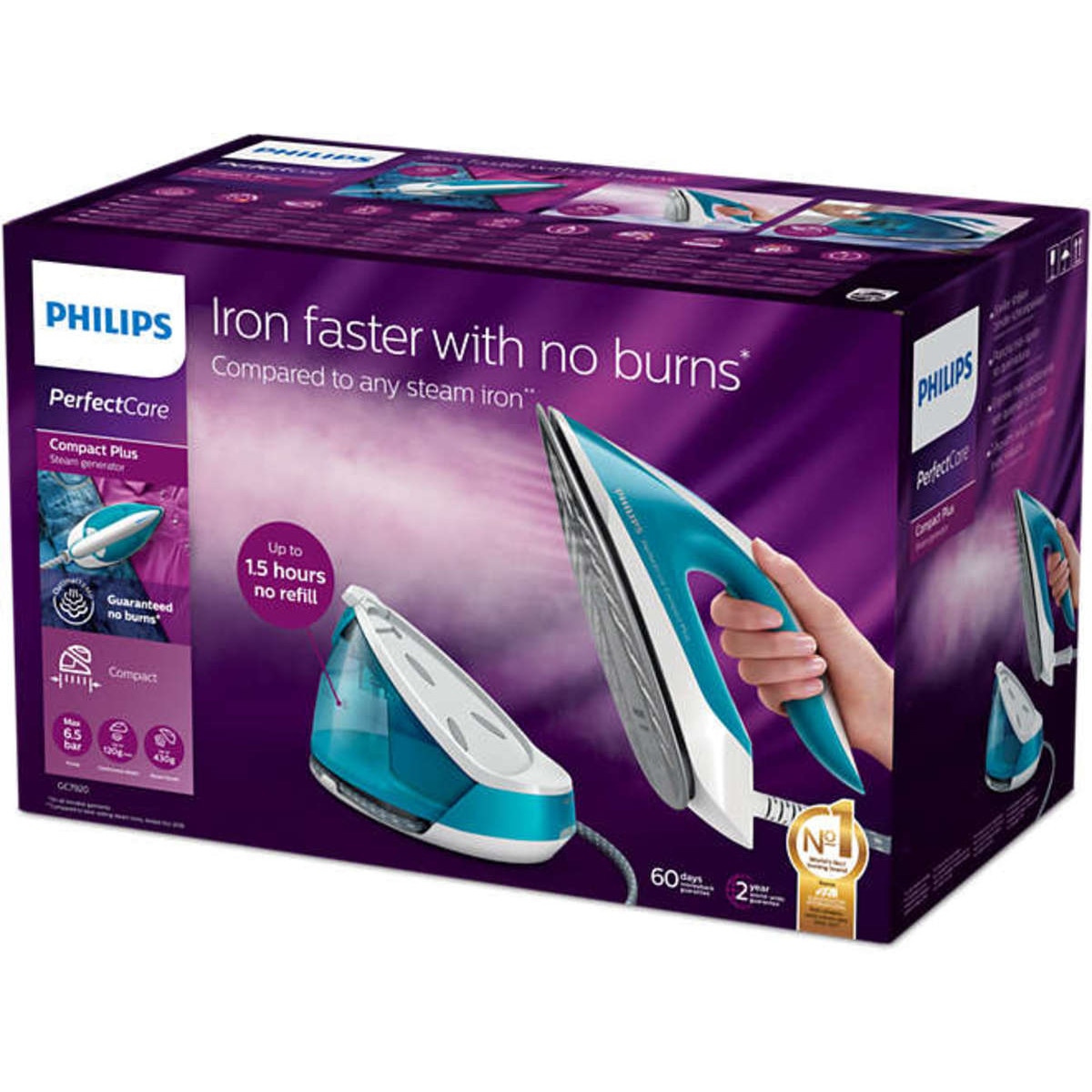 PHILIPS GC7920/20 Perfectcare Compact Plus gőzállomás - eMAG.hu