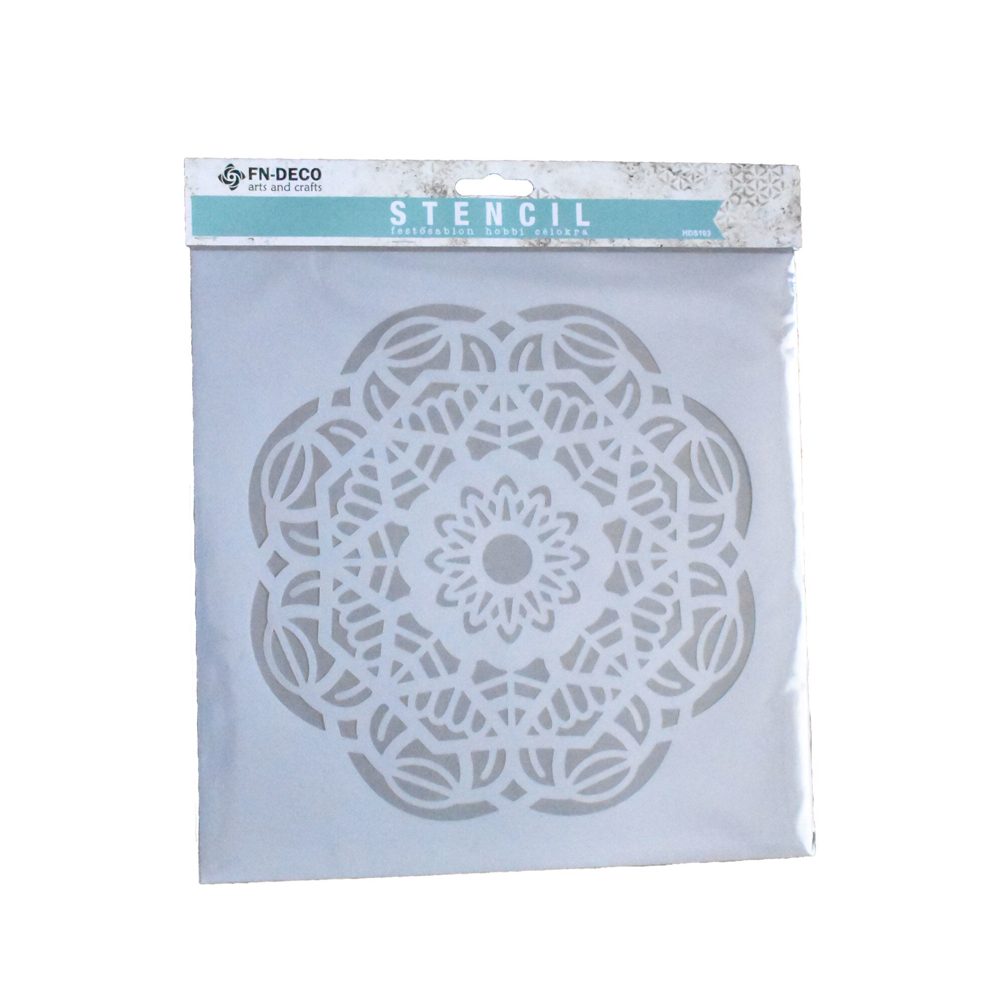Sablon, model mandala 5, 24.5 x 24.5 cm - eMAG.ro
