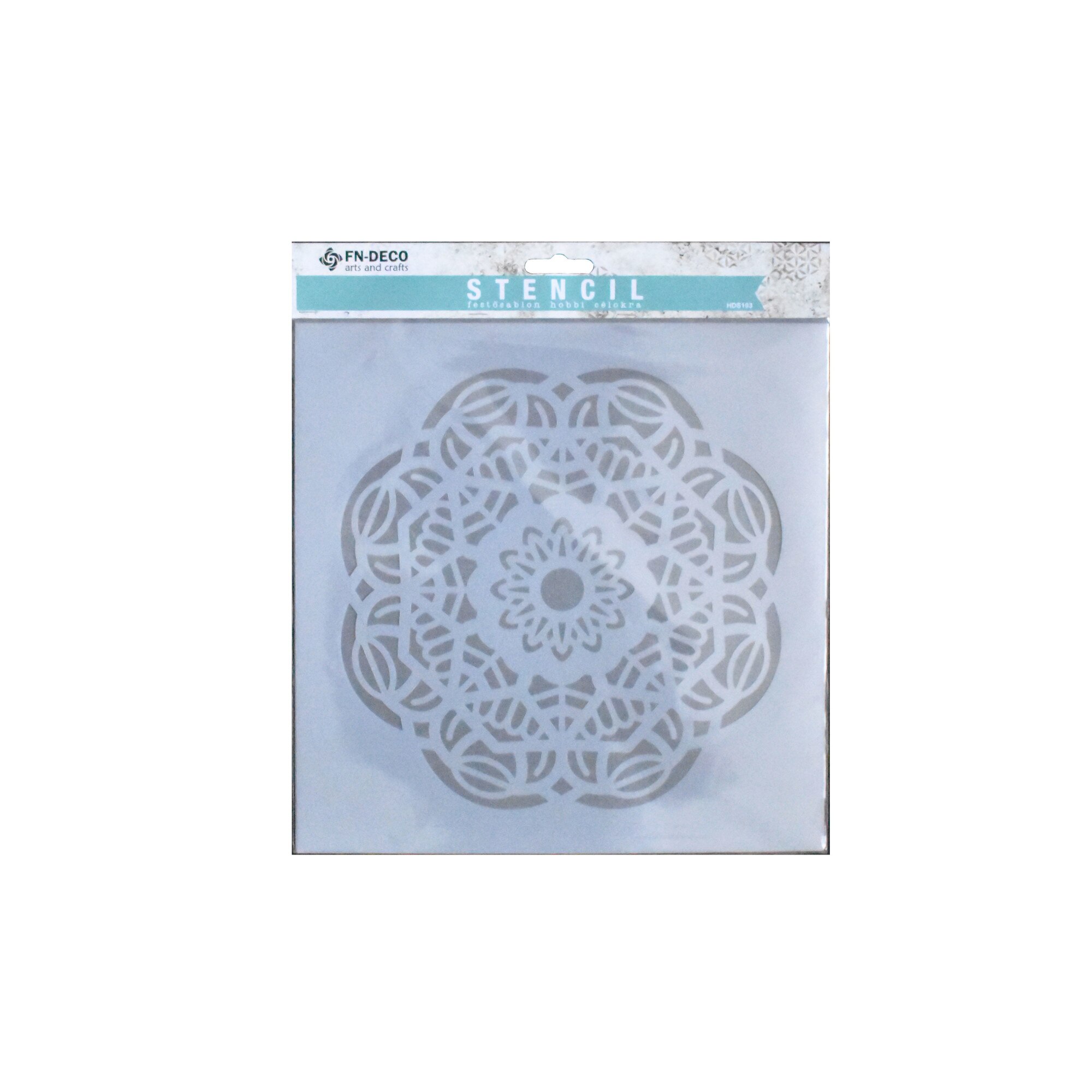 Sablon, model mandala 5, 24.5 x 24.5 cm - eMAG.ro
