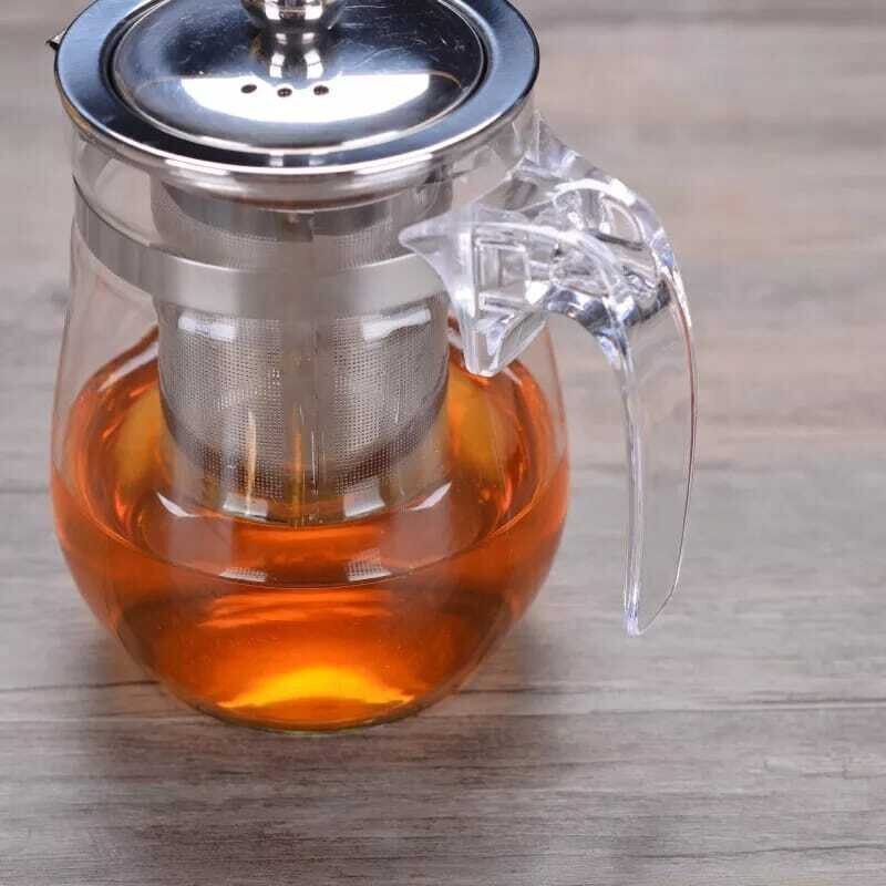 Ceainic cu Infuzor, Sticla, 500ml - eMAG.ro
