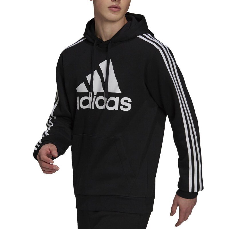 Hanorac Adidas Essentials 3-Stripes Fleece H14641, Barbati, Negru, M ...