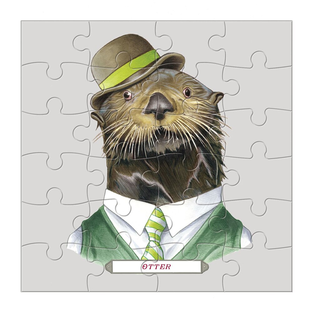 Комплект дървени пъзели Chippo Galison Animal 5355484 2-68, 6 ...